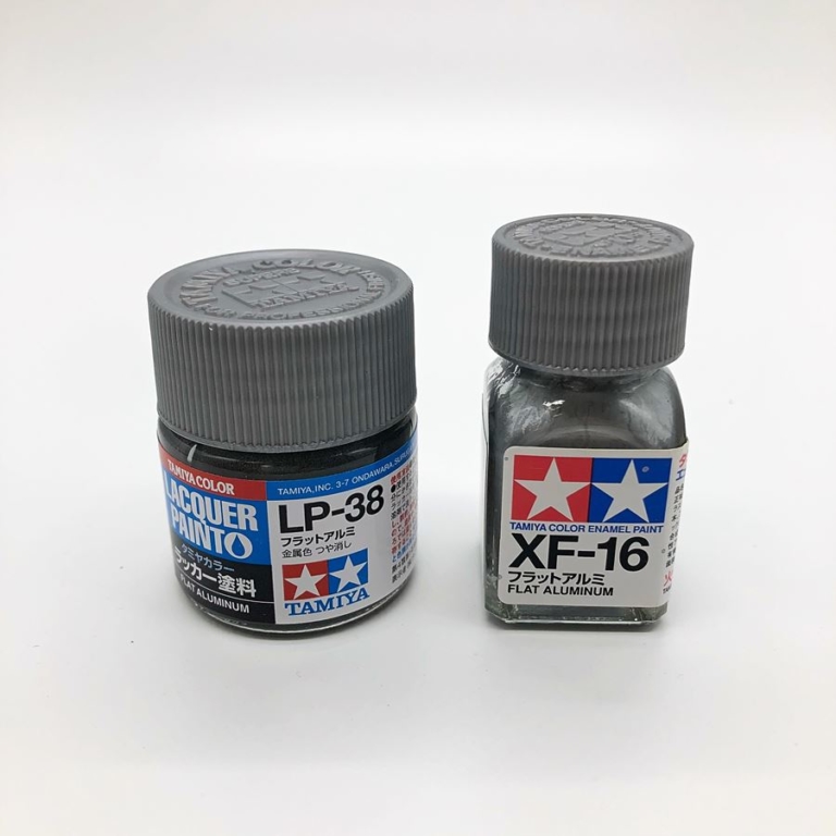 タミヤ ラッカー塗料 LP-38 フラットアルミ 塗装レビュー | 雑食プラモ備忘ログ